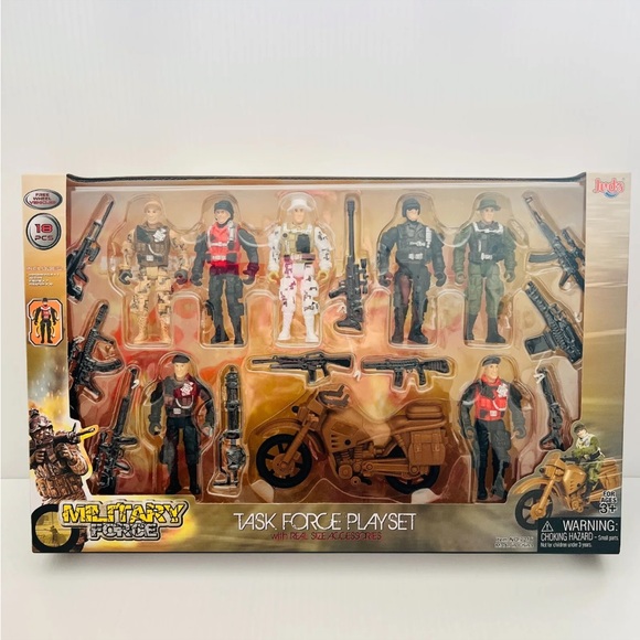 Toys | Juda Military Force Task Force Action Figures Playset W ...